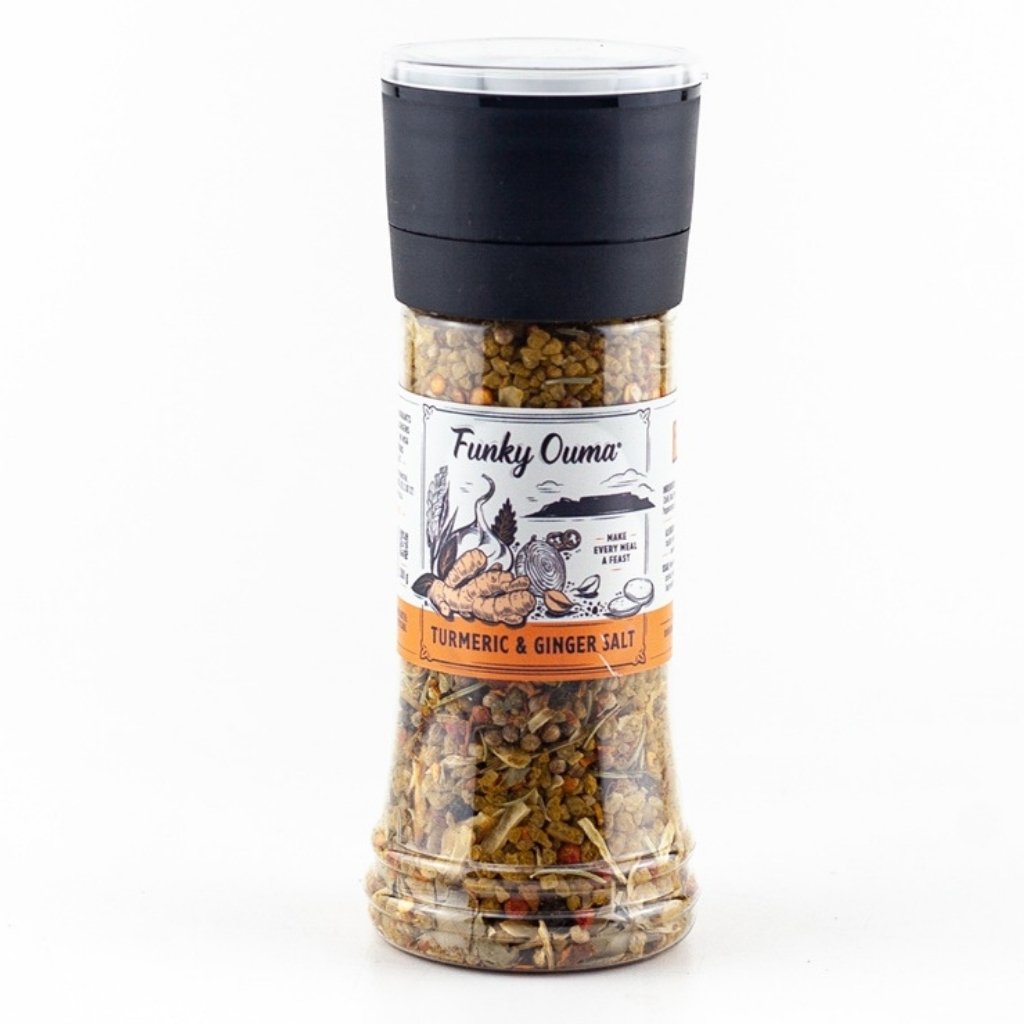 Funky Ouma: Turmeric & Ginger Salt 250ml – Die Braai Gat