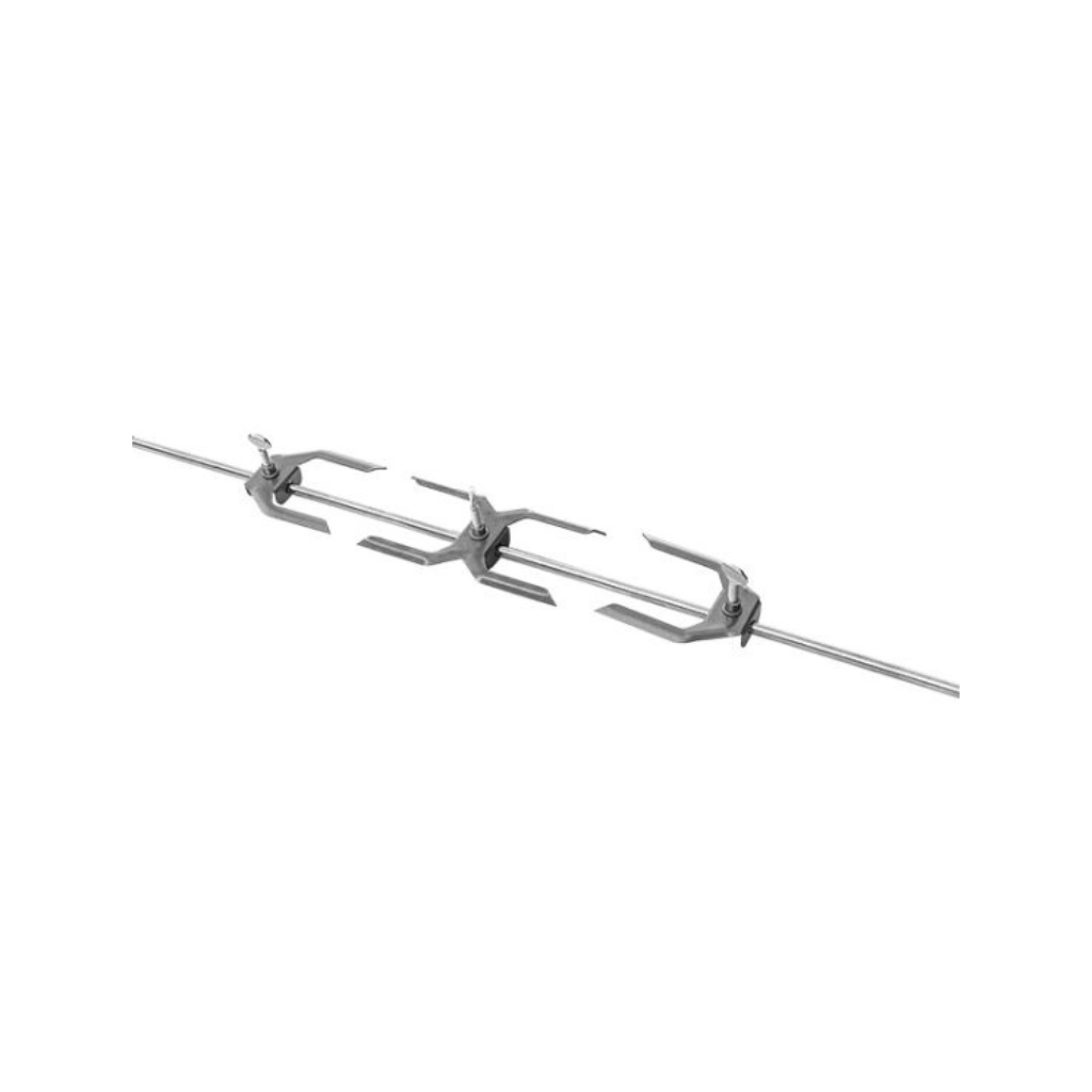 TP Products Rotisserie Shaft & Prongs (DOUBLE SET)(Stainless-Steel ...